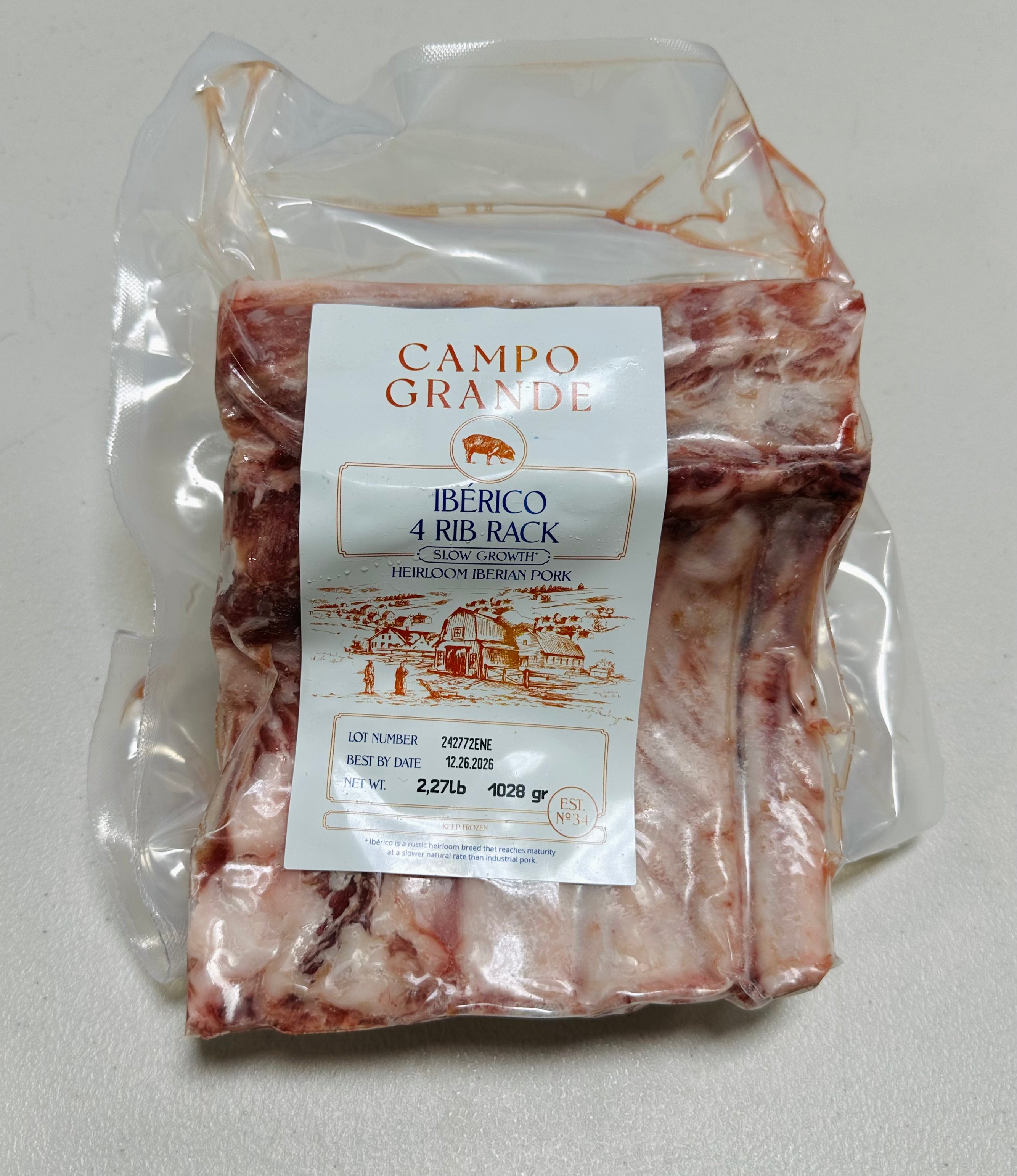 Iberico Pork Rib Rack | Bone-In Loin | Buy Now – Second City Prime ...