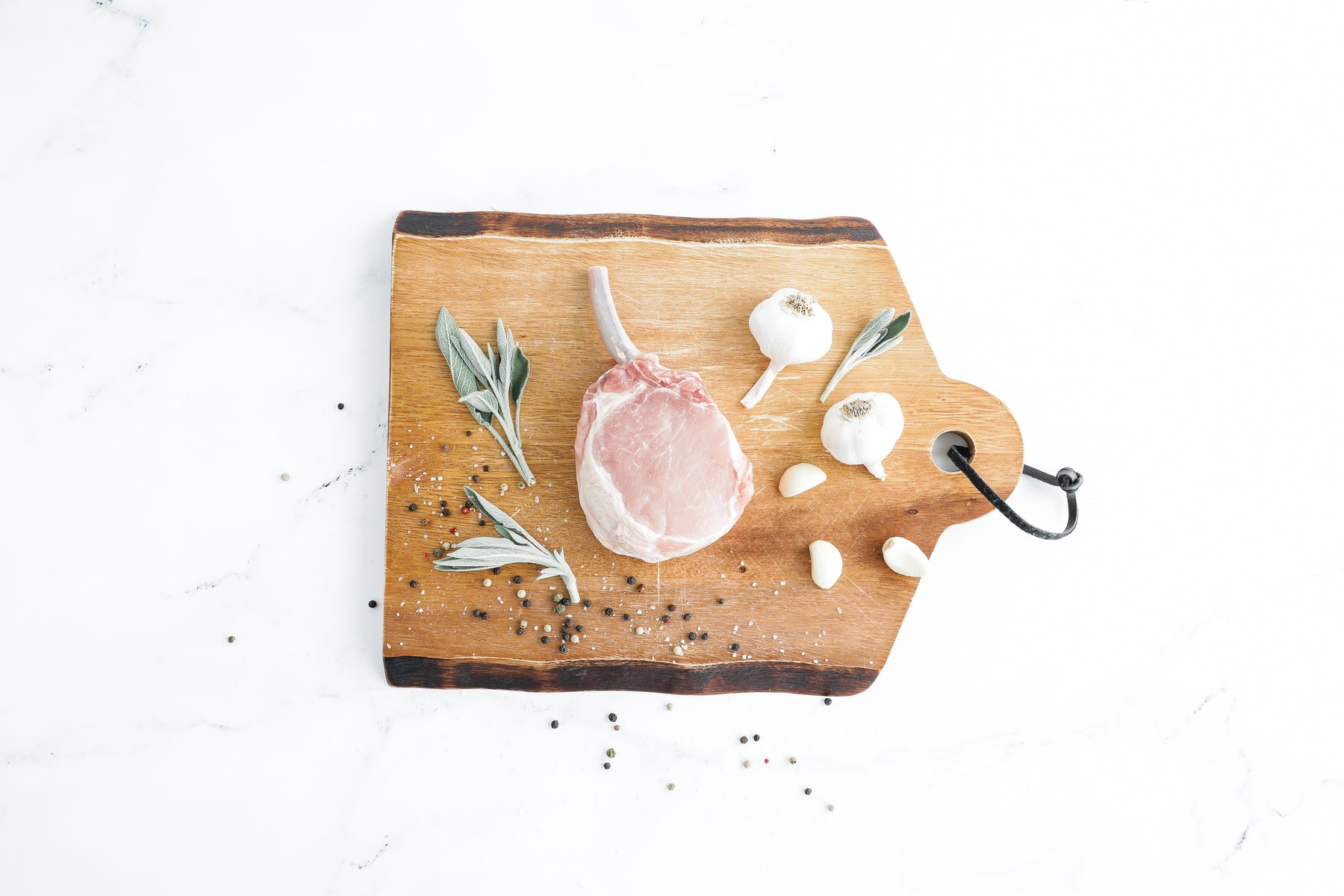 Berkshire Frenched Bone-in Pork Chop 12oz – Premium Ditka Cut – Second ...